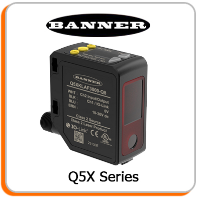 سنسور لیزر3 متری سری Q5X ماک بنر آمریکا - شرکت طلوع صنعت نصف جهان