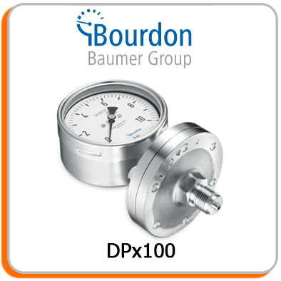 گیج فشار دیافراگمی بوردون DPx100 - شرکت طلوع صنعت نصف جهان