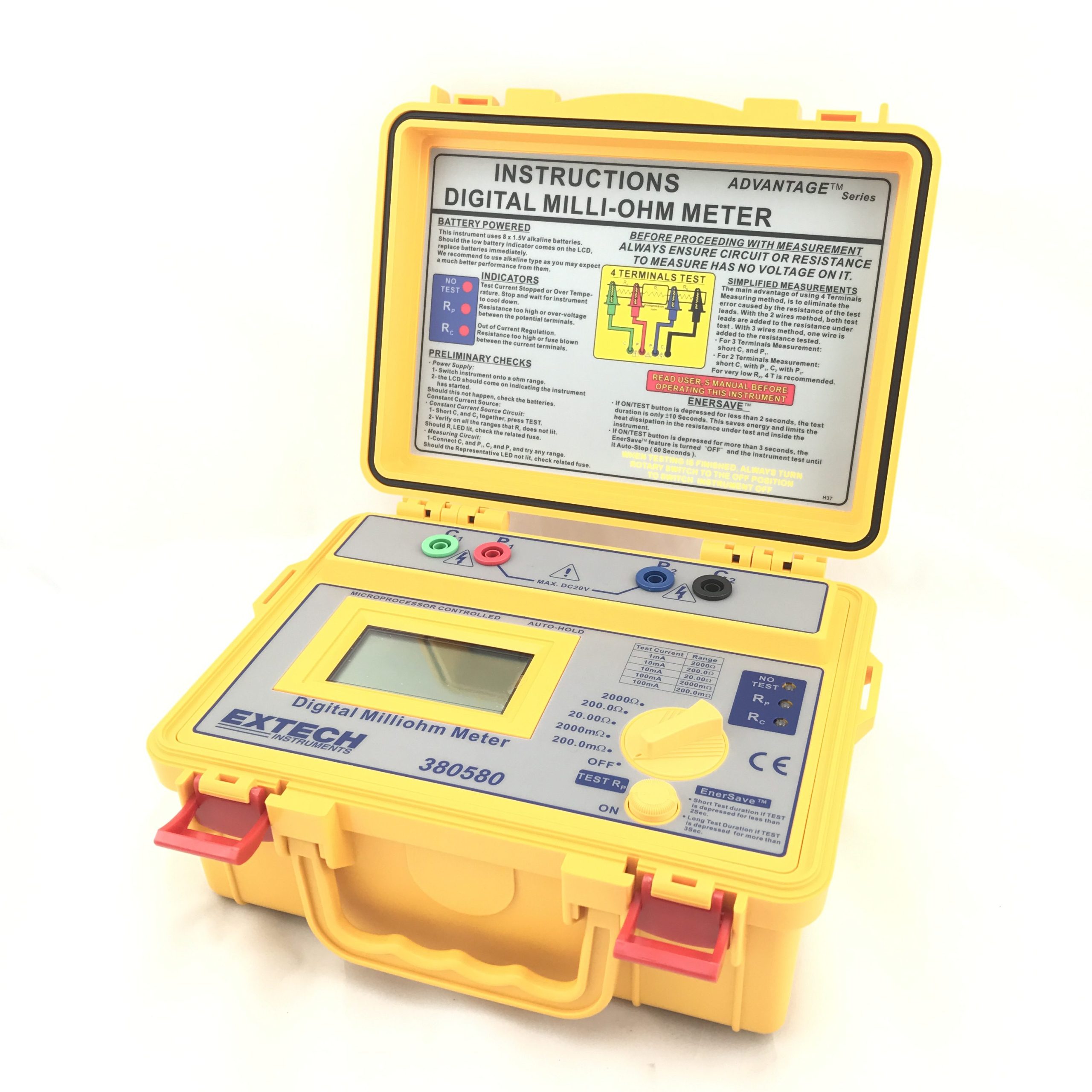 میلی اهم متر MILLIOHM METER 380462 برند EXTECH - شرکت طلوع صنعت نصف جهان